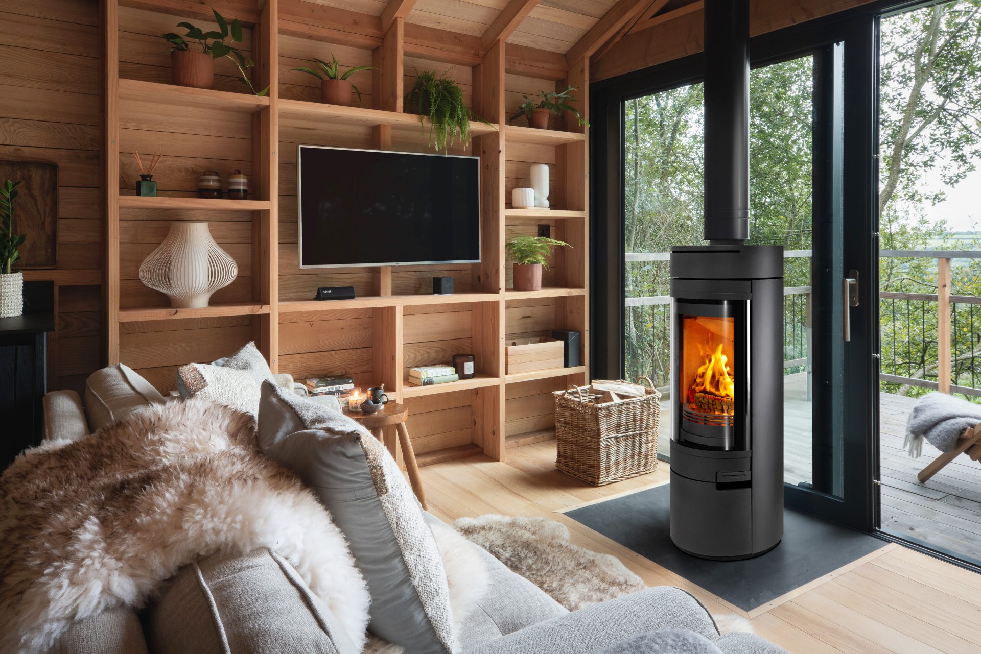 Radial | Cylindrical Wood Burning Stove – Hunter Stoves